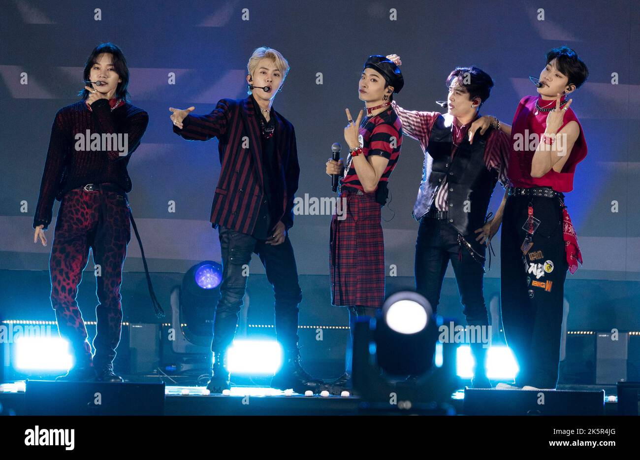 Seoul, South Korea. 7th Oct, 2022. South Korean K-Pop boy band MCND ...