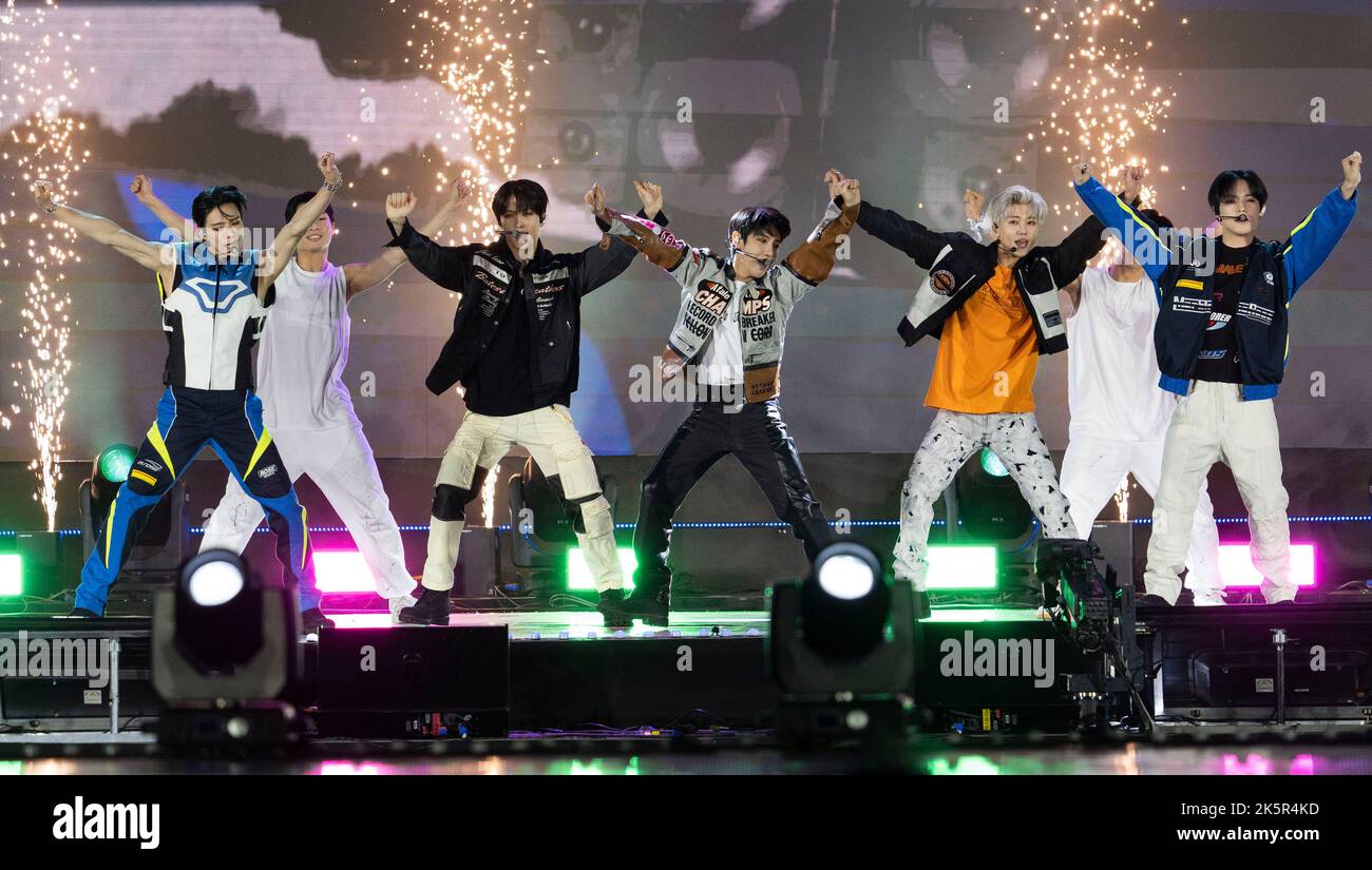 Seoul, South Korea. 7th Oct, 2022. South Korean K-Pop boy band NCT ...