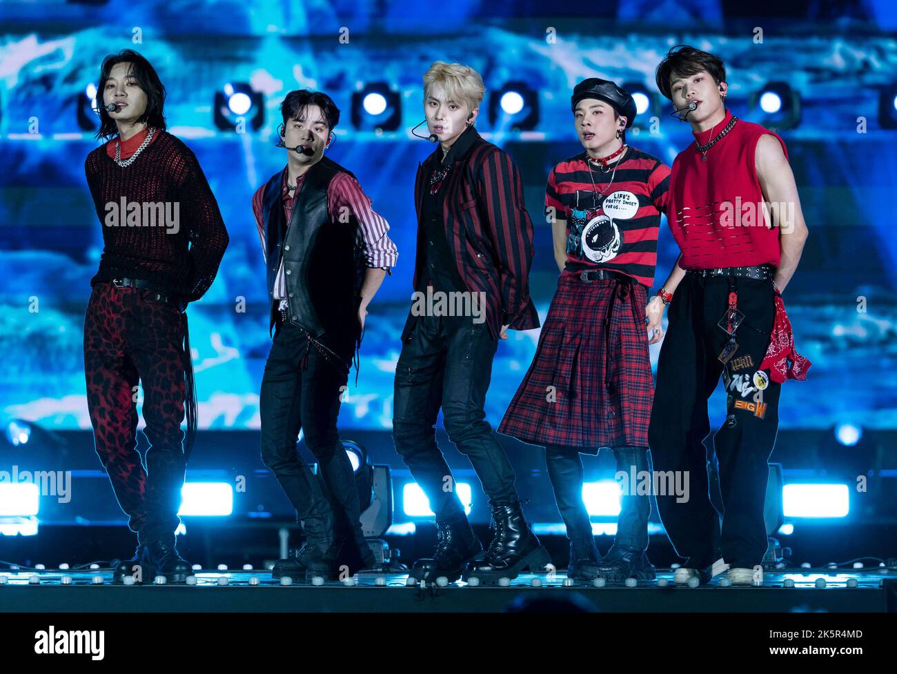 7 October 2022 - Seoul, South Korea : South Korean K-Pop boy band MCND ...