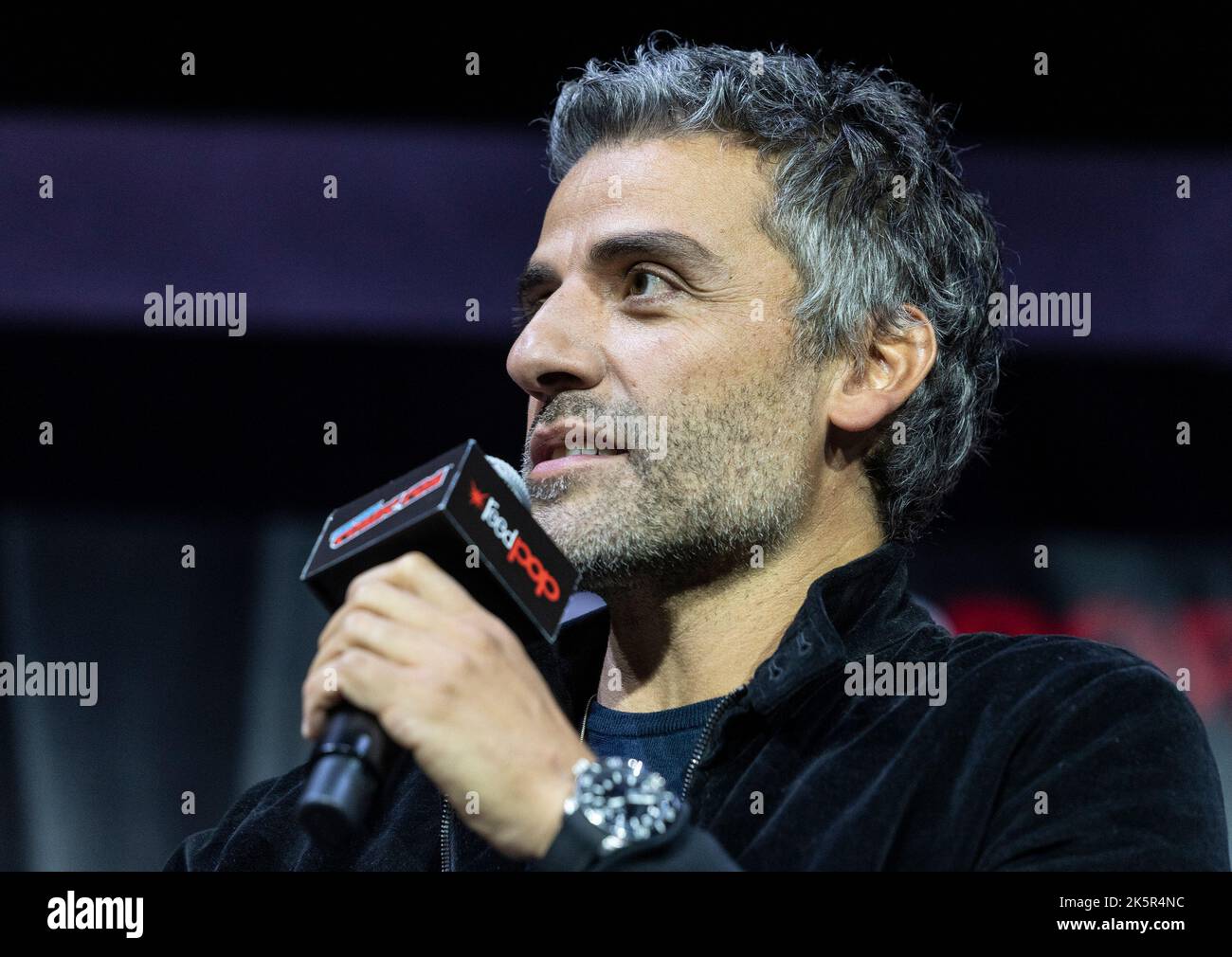 Artist Oscar Isaac attends his spotlight during New York Comic Con at ...