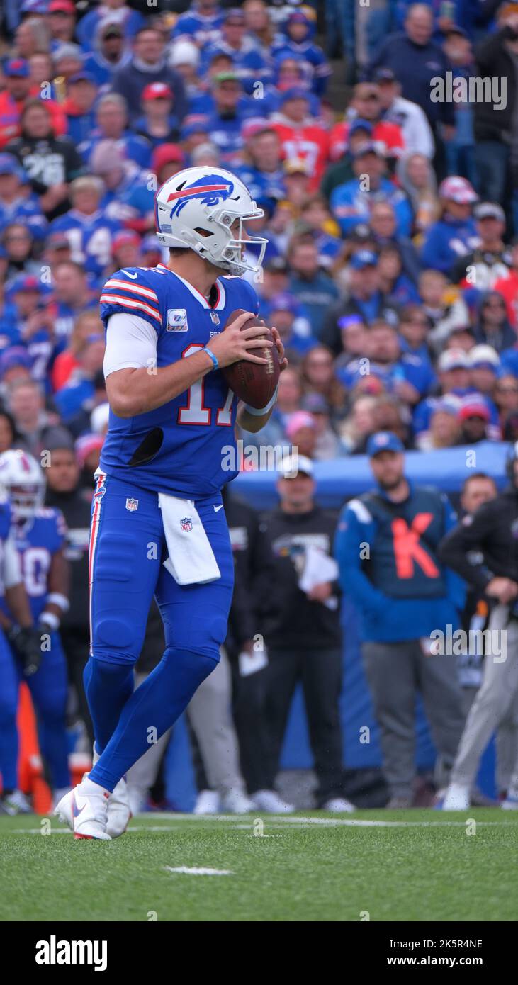 Oct 9th, 2022: Josh Allen #17 during the Pittsburgh Steelers vs Buffalo ...