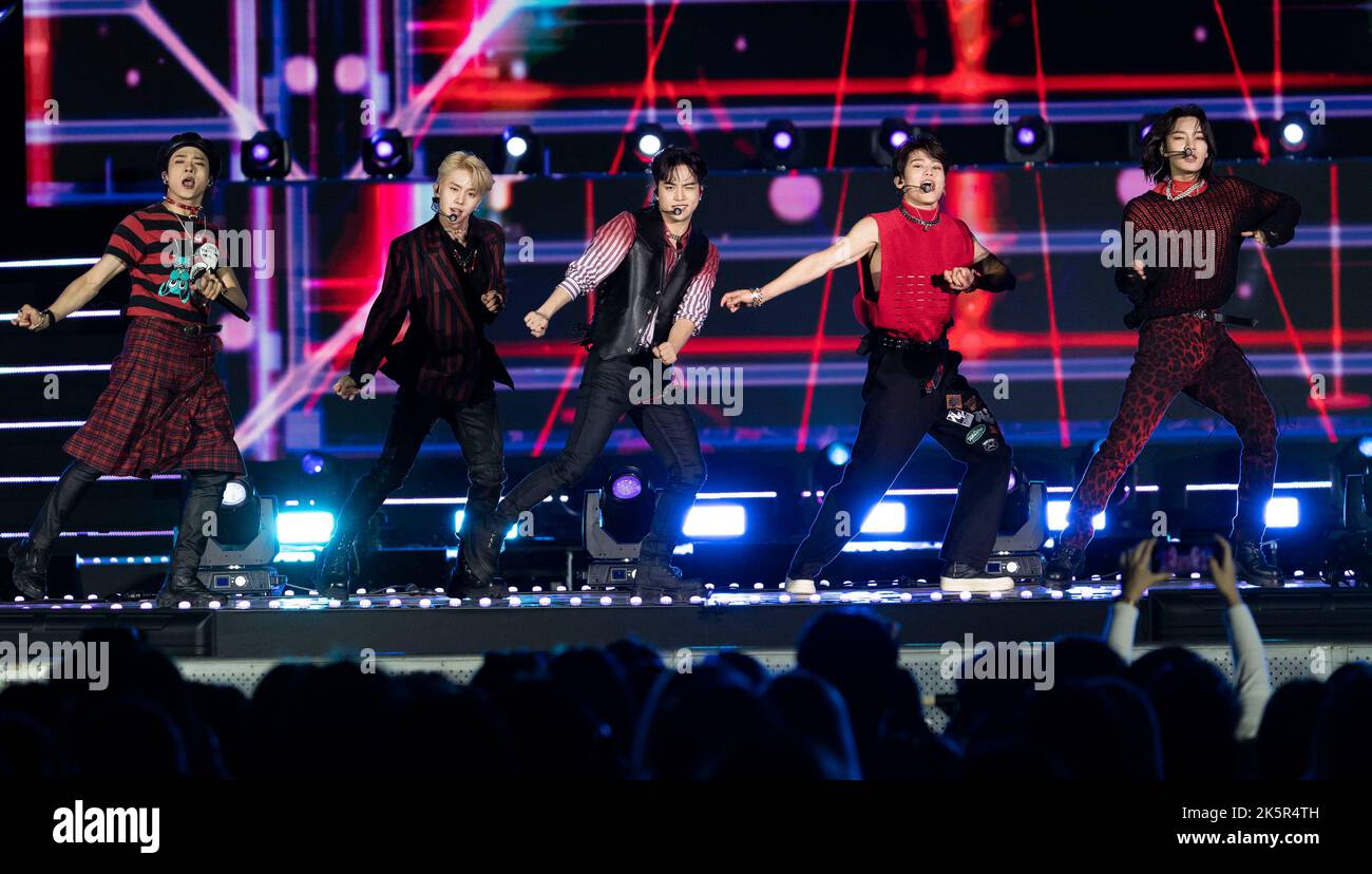 7 October 2022 - Seoul, South Korea : South Korean K-Pop boy band MCND ...
