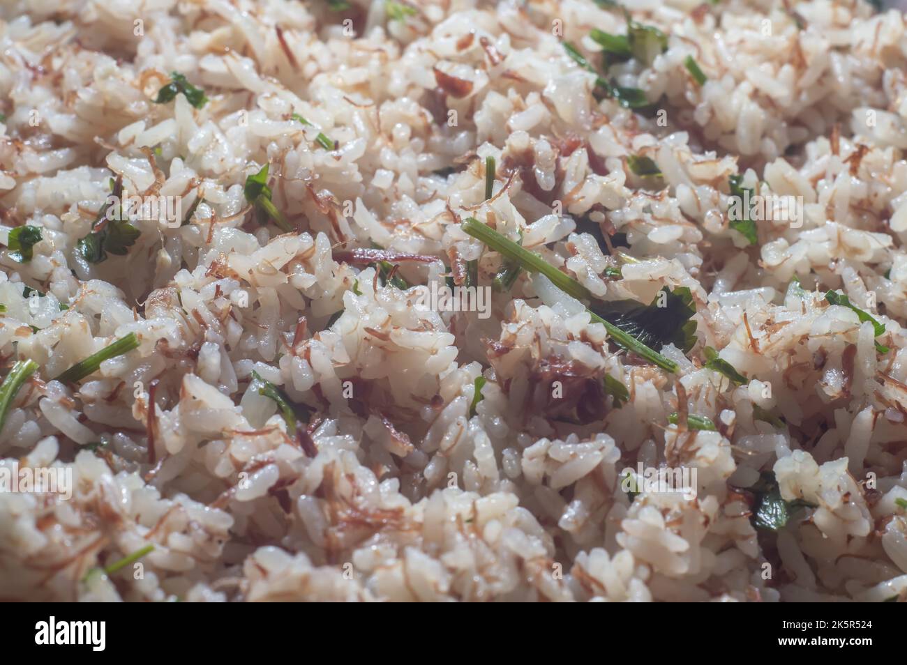 Rice from Carreteiro texture- Typical food from southern Brazil, made ...