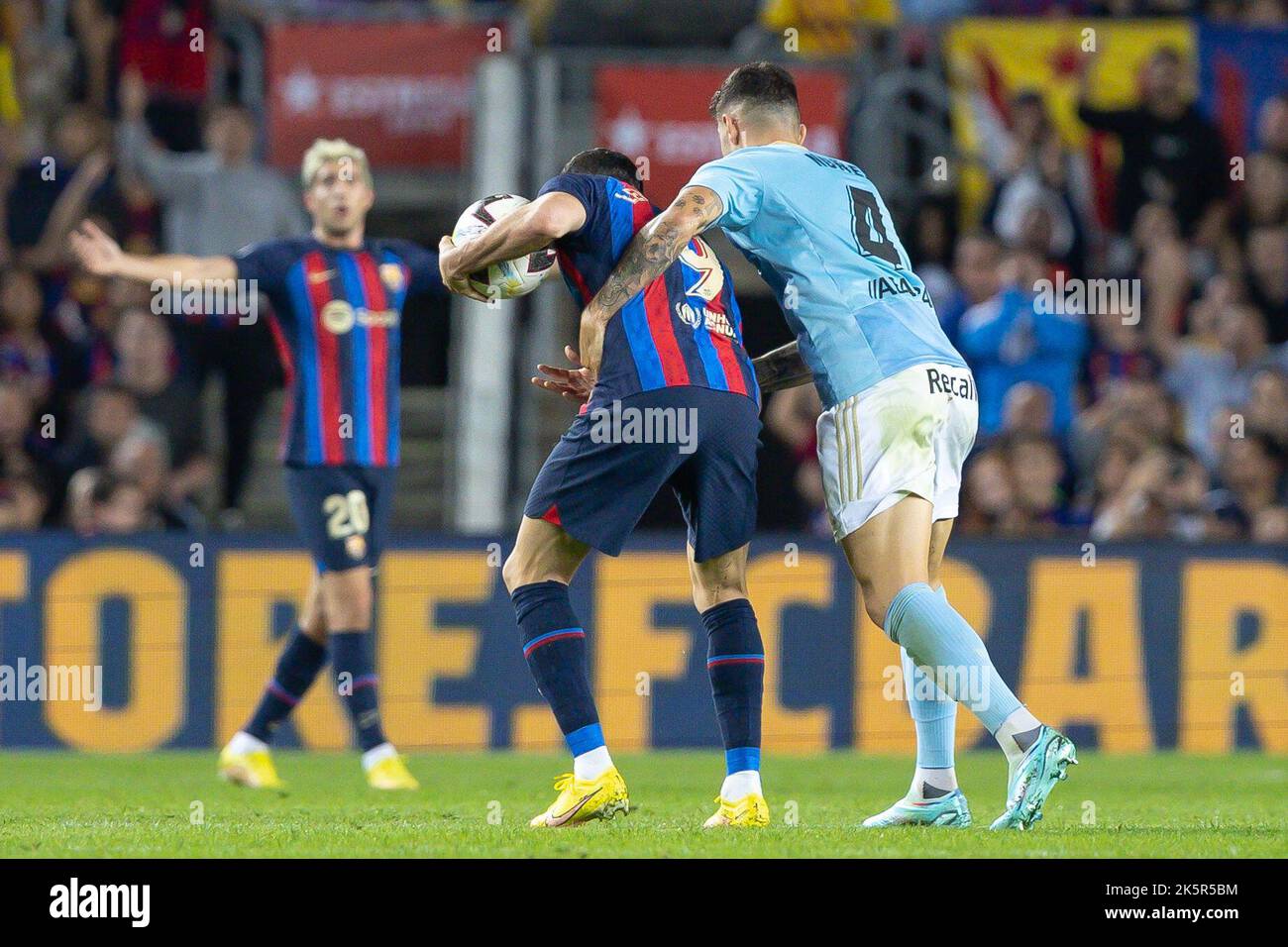 Barcelona, Spain. 09th Oct, 2022. Robert Lewandowski of FC Barcelona ...