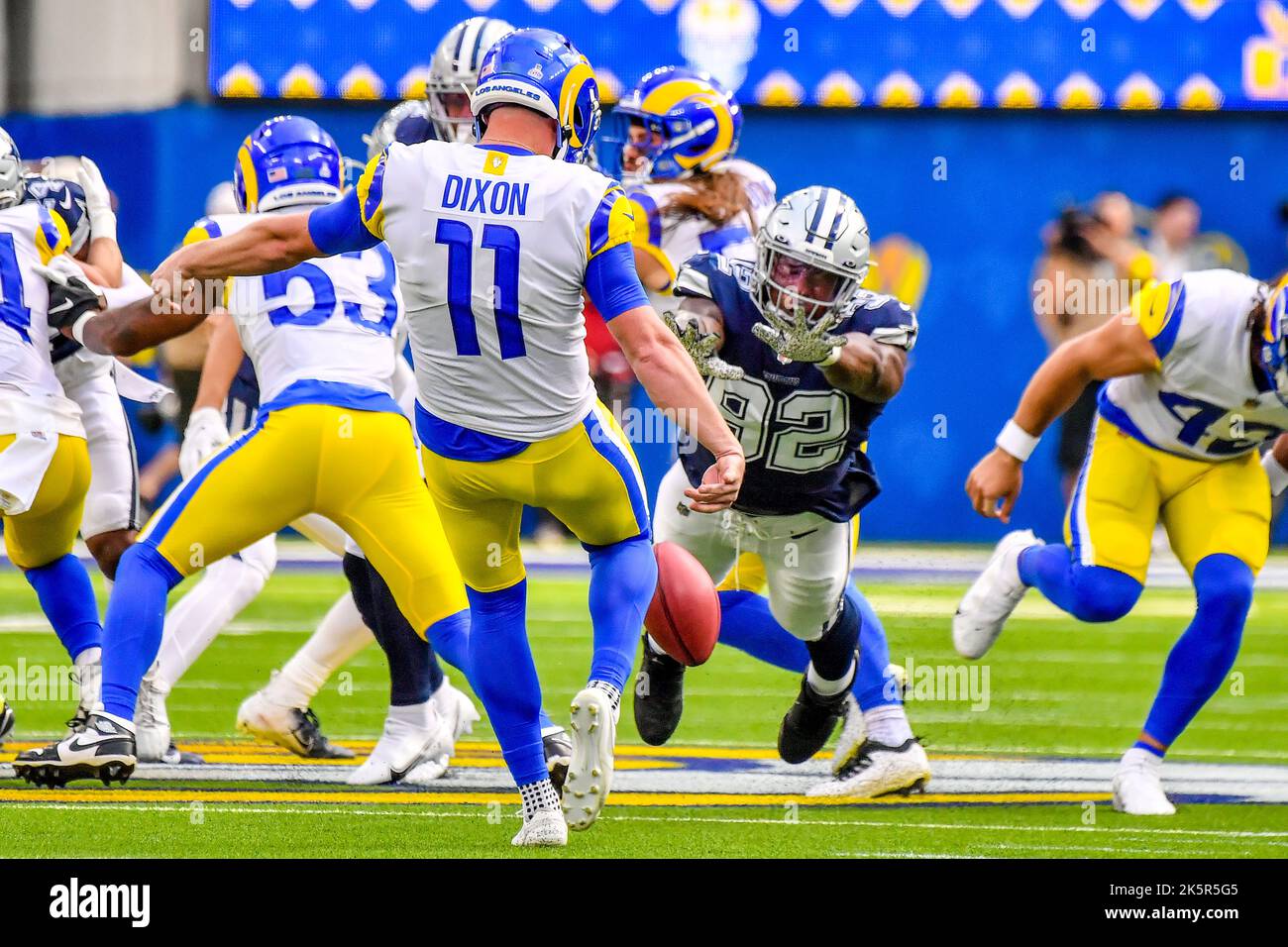 Inglewood, CA. 9th Oct, 2022. Dallas Cowboys defensive end Dorance ...