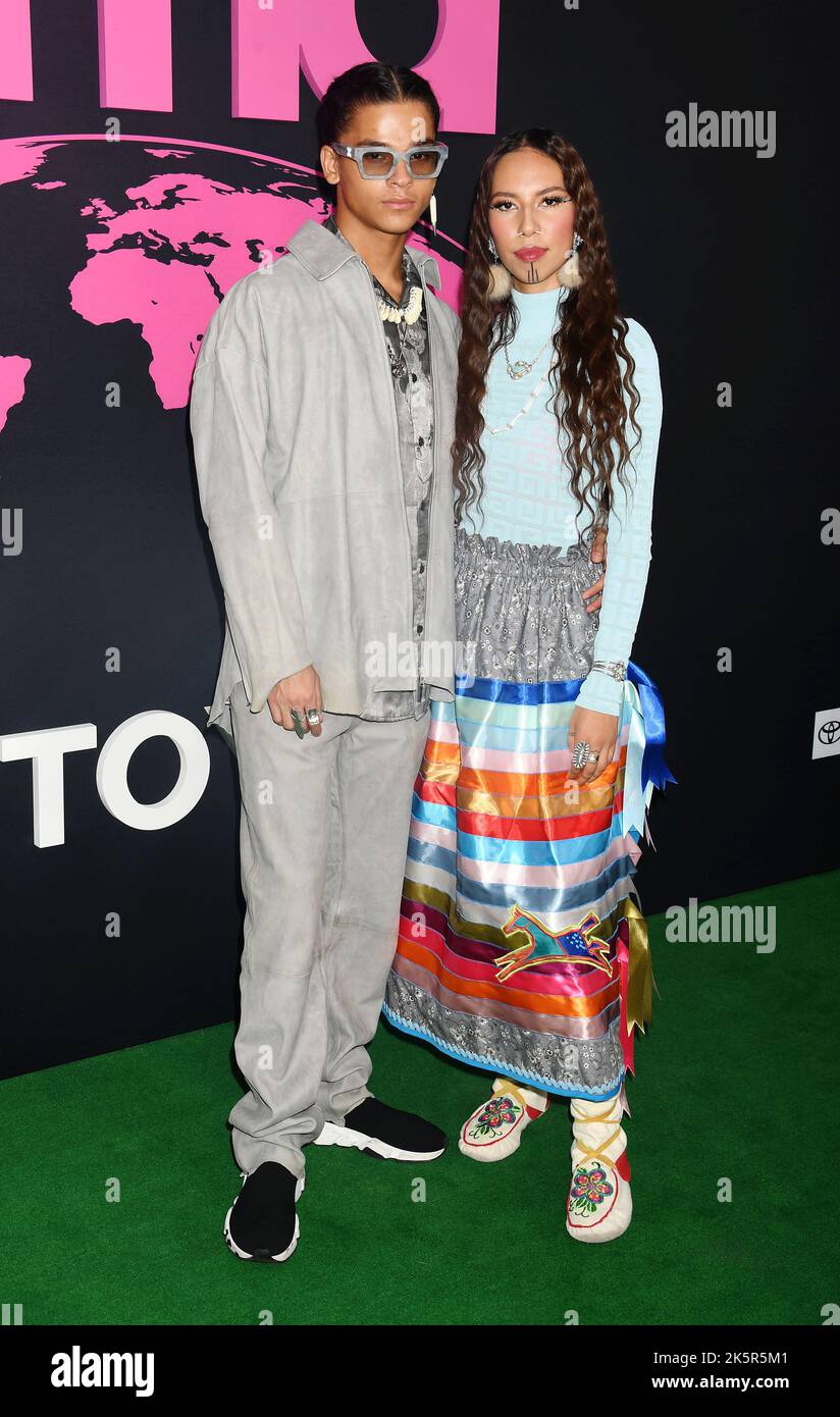 Los Angeles, Ca. 08th Oct, 2022. (L-R) D'Pharaoh Woon-A-Tai and Quannah ...