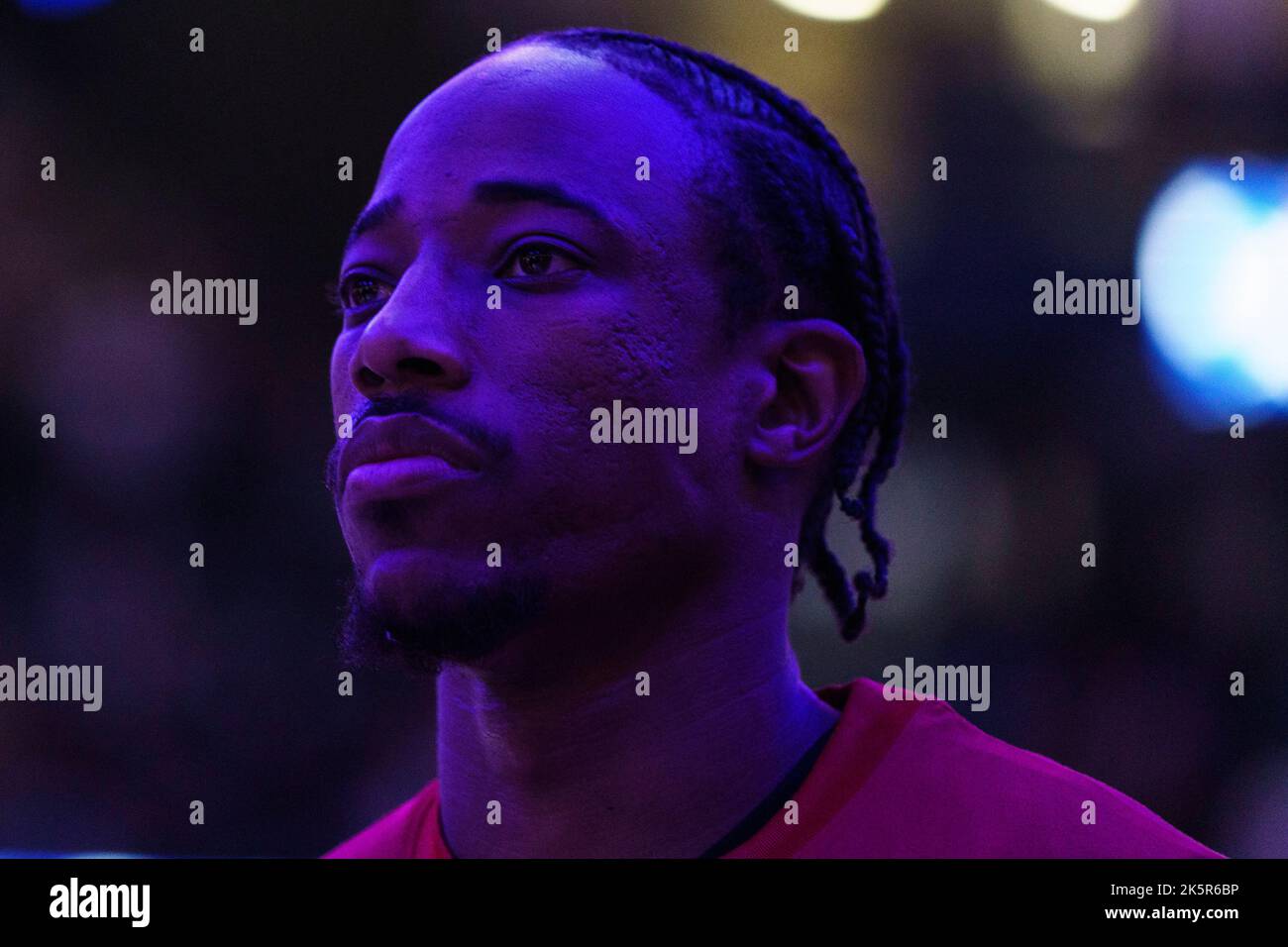 October 9, 2022, TORONTO, ON, CANADA: The Chicago Bulls' DeMar DeRozan ...