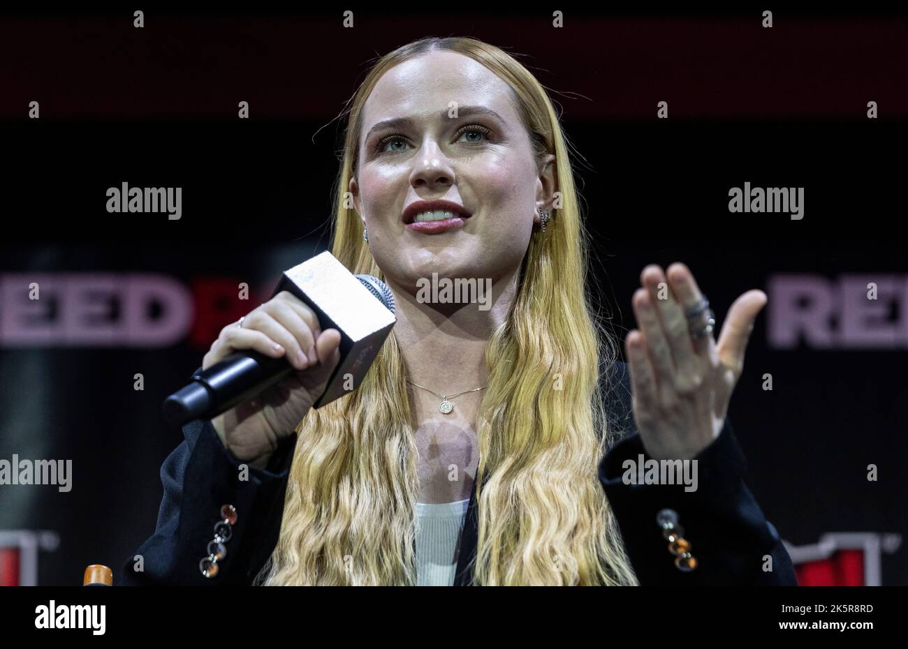 Evan Rachel Wood attends panel WEIRD: The Al Yankovic Story during New ...