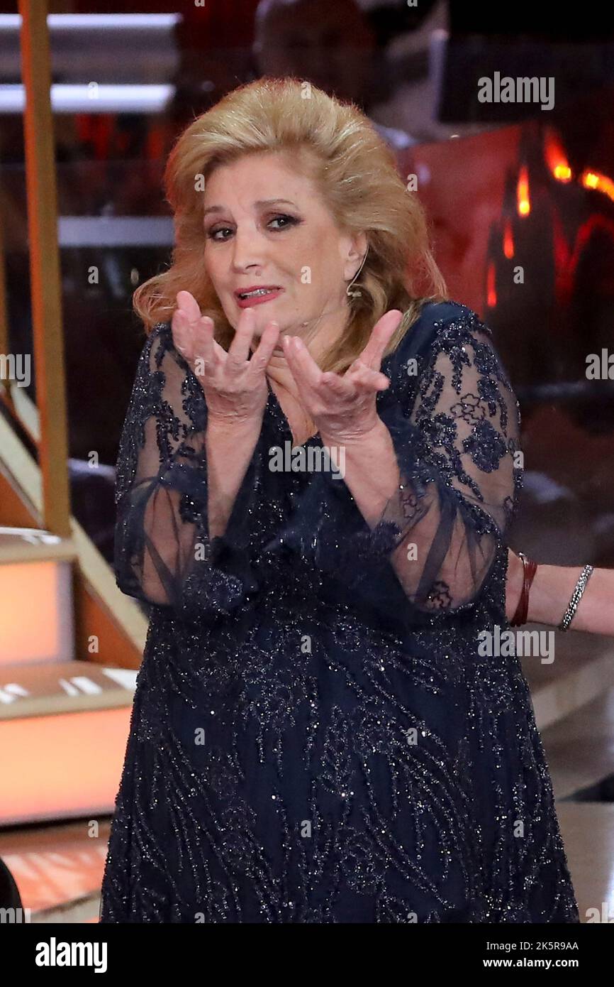 Rome, Italy. 08th Oct, 2022. Rome, Rai auditorium of the Foro Italico, TV show "Dancing with the ...