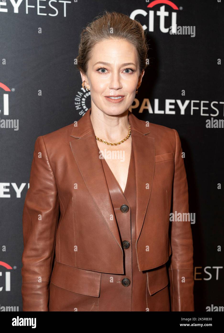 Carrie Coon attends PaleyFest presents The Gilded Age panel at Paley ...