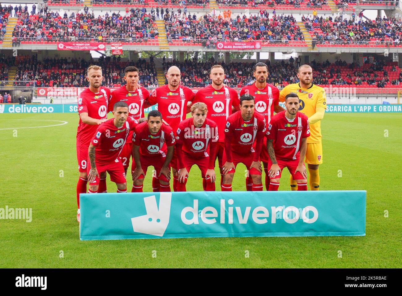 Monza, Italy. 09th Oct, 2022. The team (AC Monza) during AC Monza vs ...