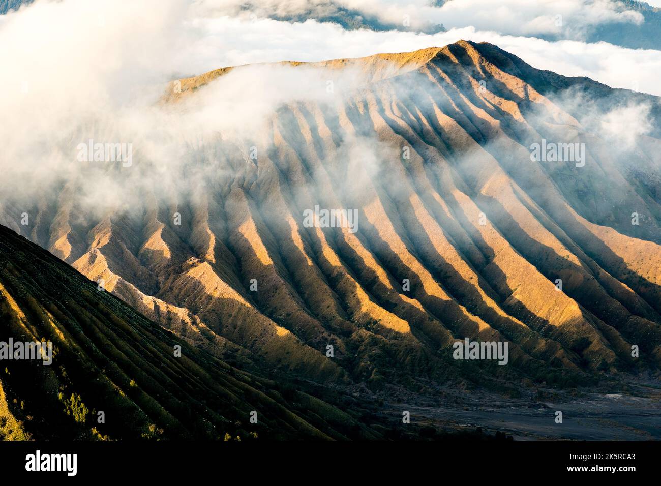 Mount Bromo, moutain in Tengger Semeru National Park,Java during ...