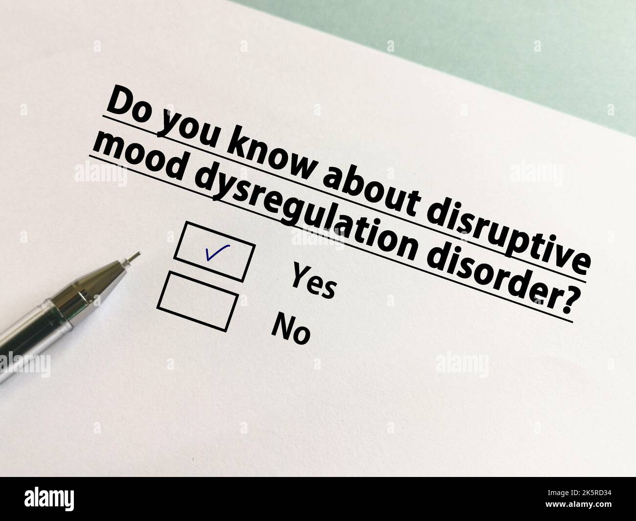 Disruptive mood dysregulation disorder hi-res stock photography and ...