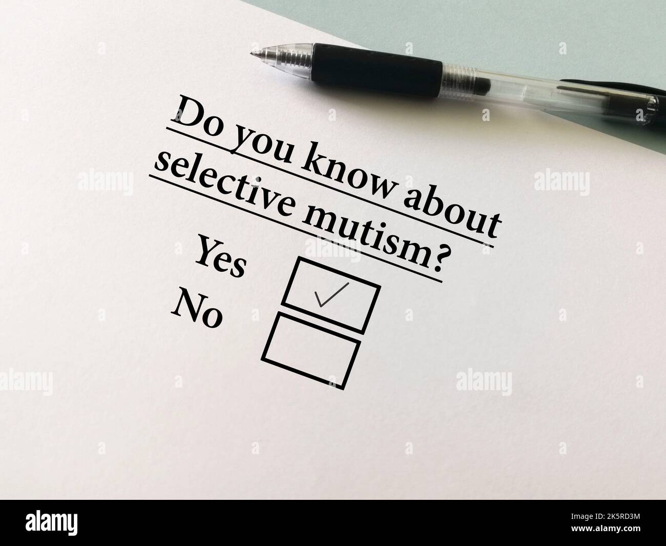 Selective mutism hi-res stock photography and images - Alamy