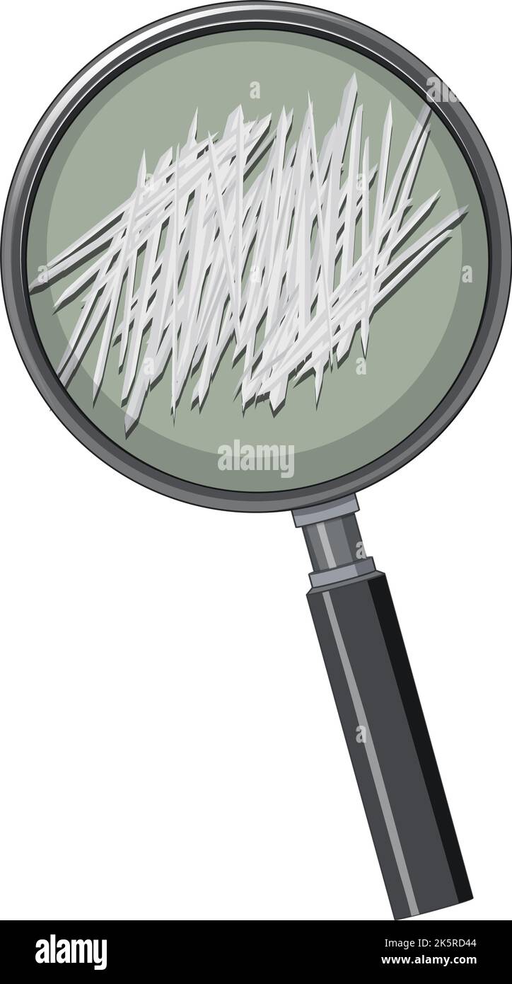 A close up asbestos on white background illustration Stock Vector Image ...