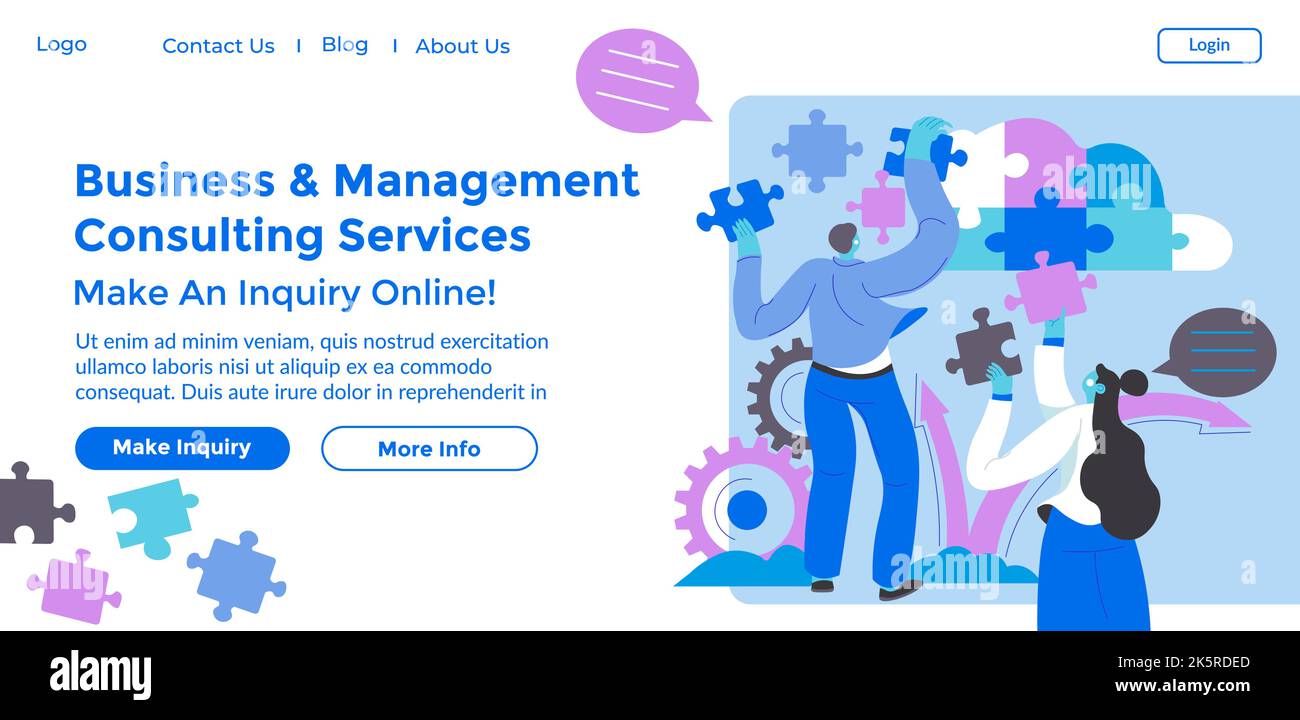 Management consultancy Stock Vector Images - Alamy