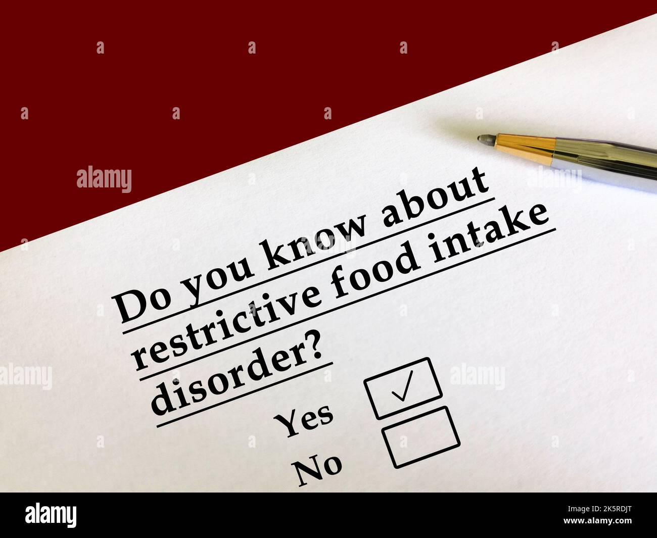 One person is answering question about mental health. The person knows ...