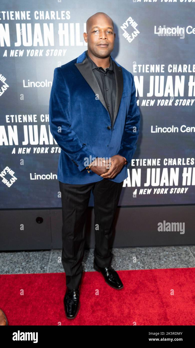 DJ Logic attends opening night at David Geffen Hall on October 8, 2022 ...