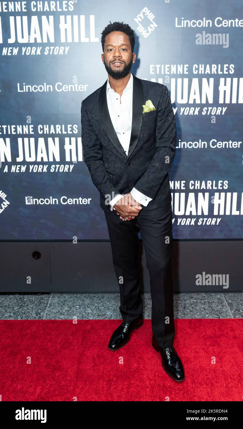 Ben Williams attends opening night at David Geffen Hall on October 8 ...