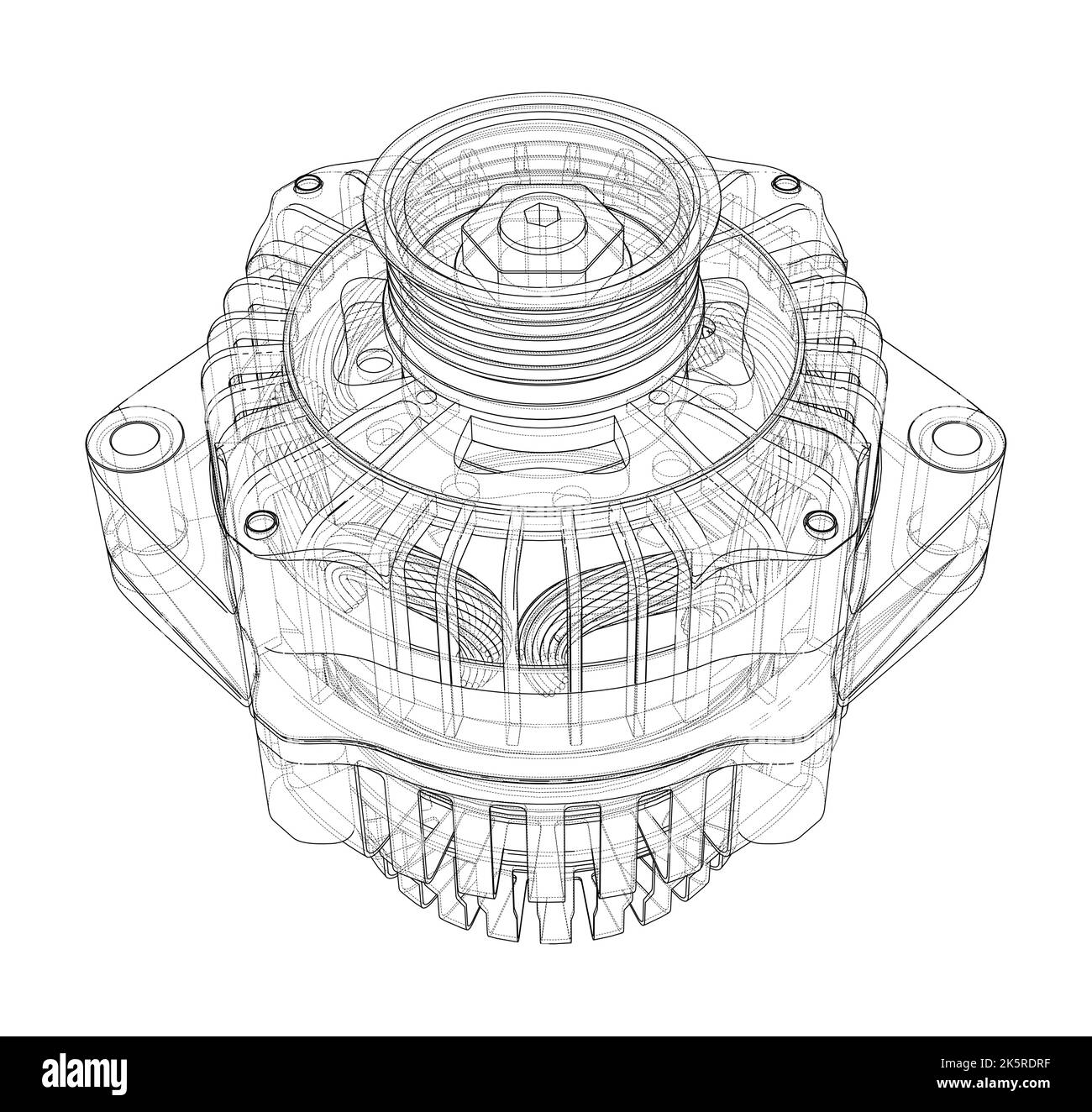 Car generator. Vector Stock Vector Image & Art - Alamy
