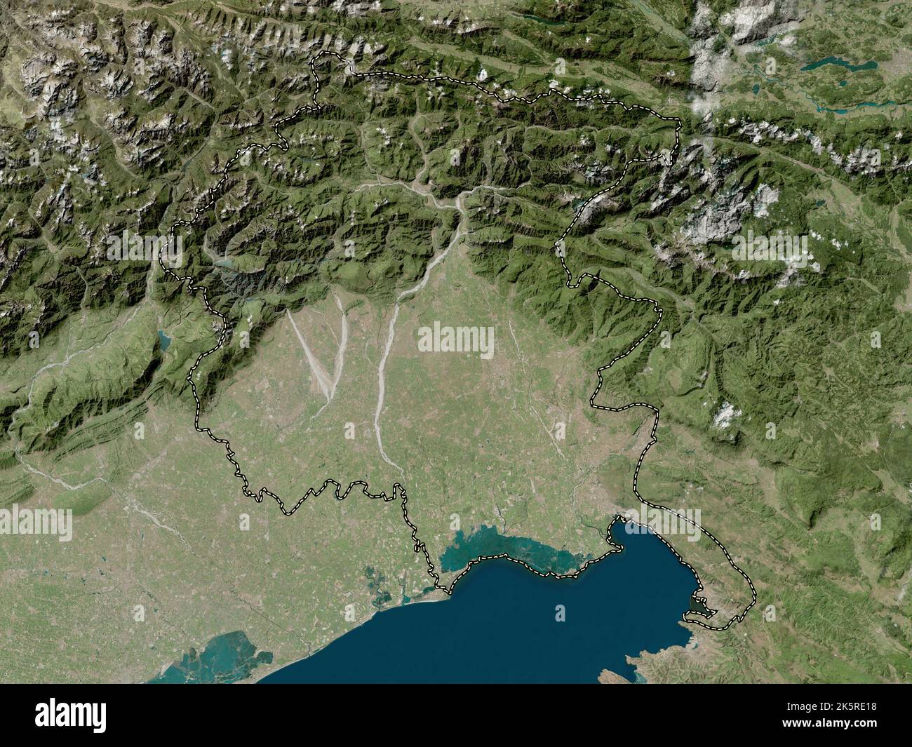 Friuli-Venezia Giulia, autonomous region of Italy. High resolution ...