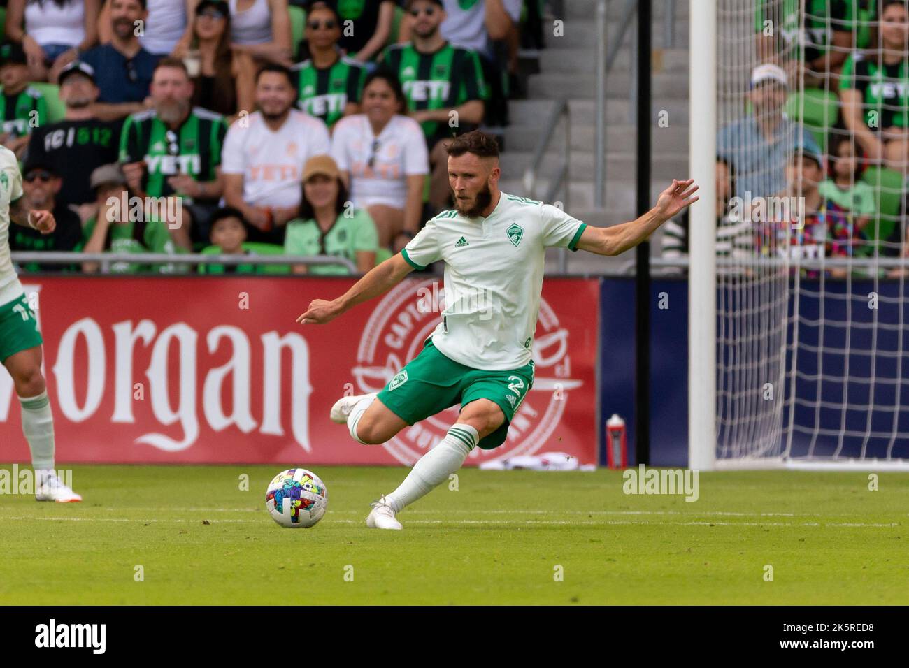 AUSTIN, TX - OCTOBER 09: Colorado Rapids defender Keegan Rosenberry (2 ...