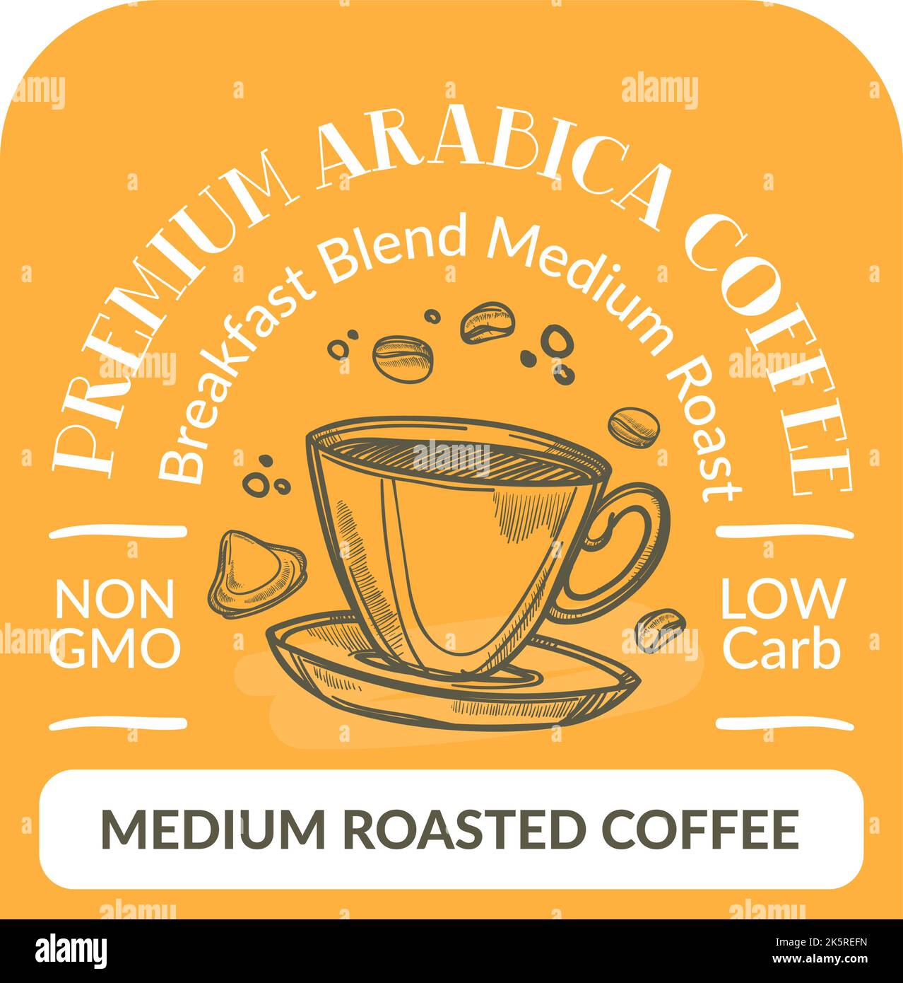 Arabica premium Stock Vector Images - Alamy