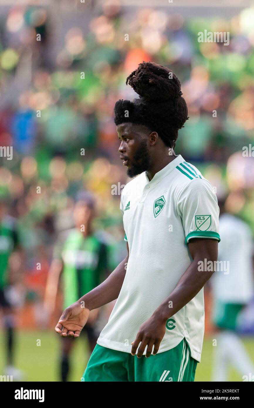 AUSTIN, TX - OCTOBER 09: Colorado Rapids defender Lalas Abubakar (6 ...