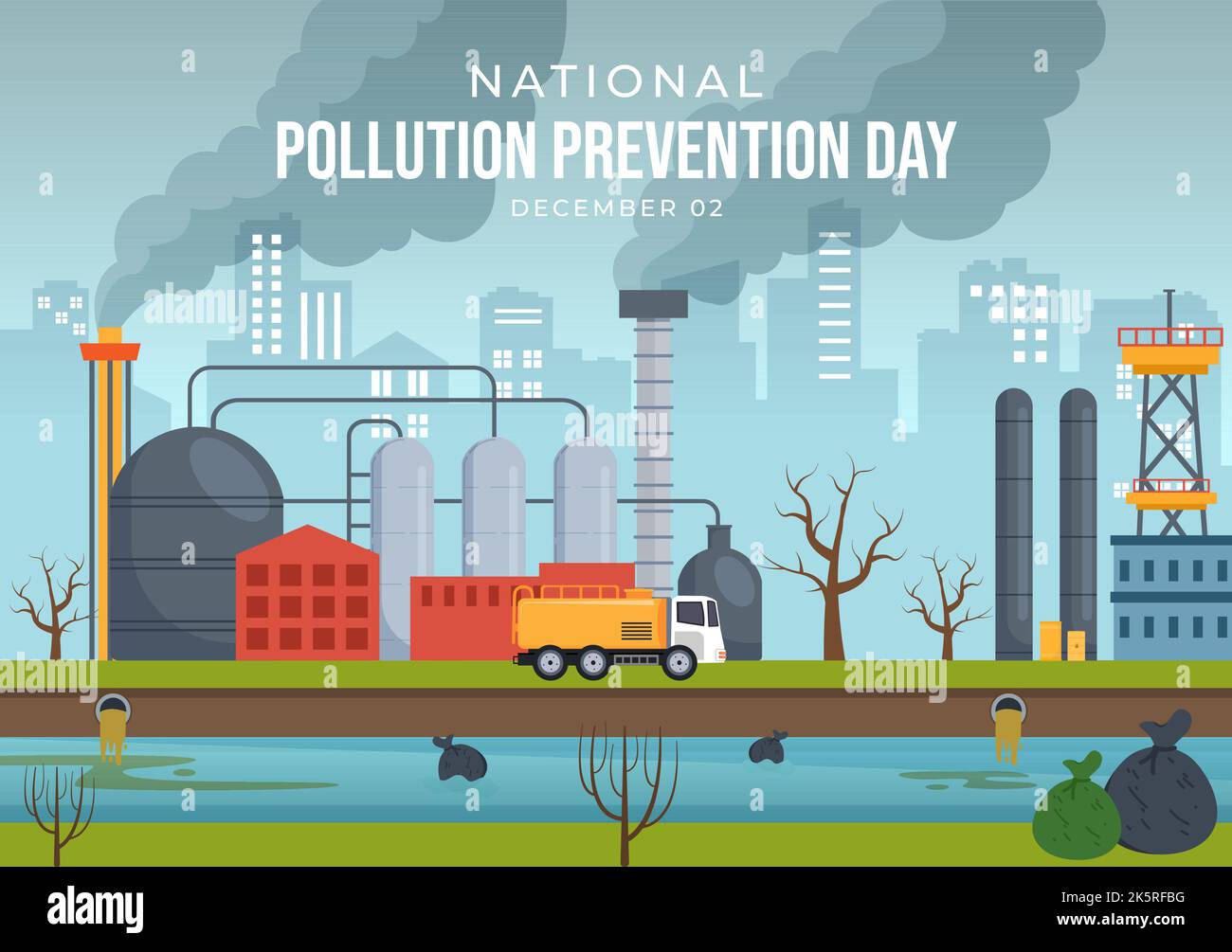 National Pollution Prevention Day for Awareness Campaign About Factory ...