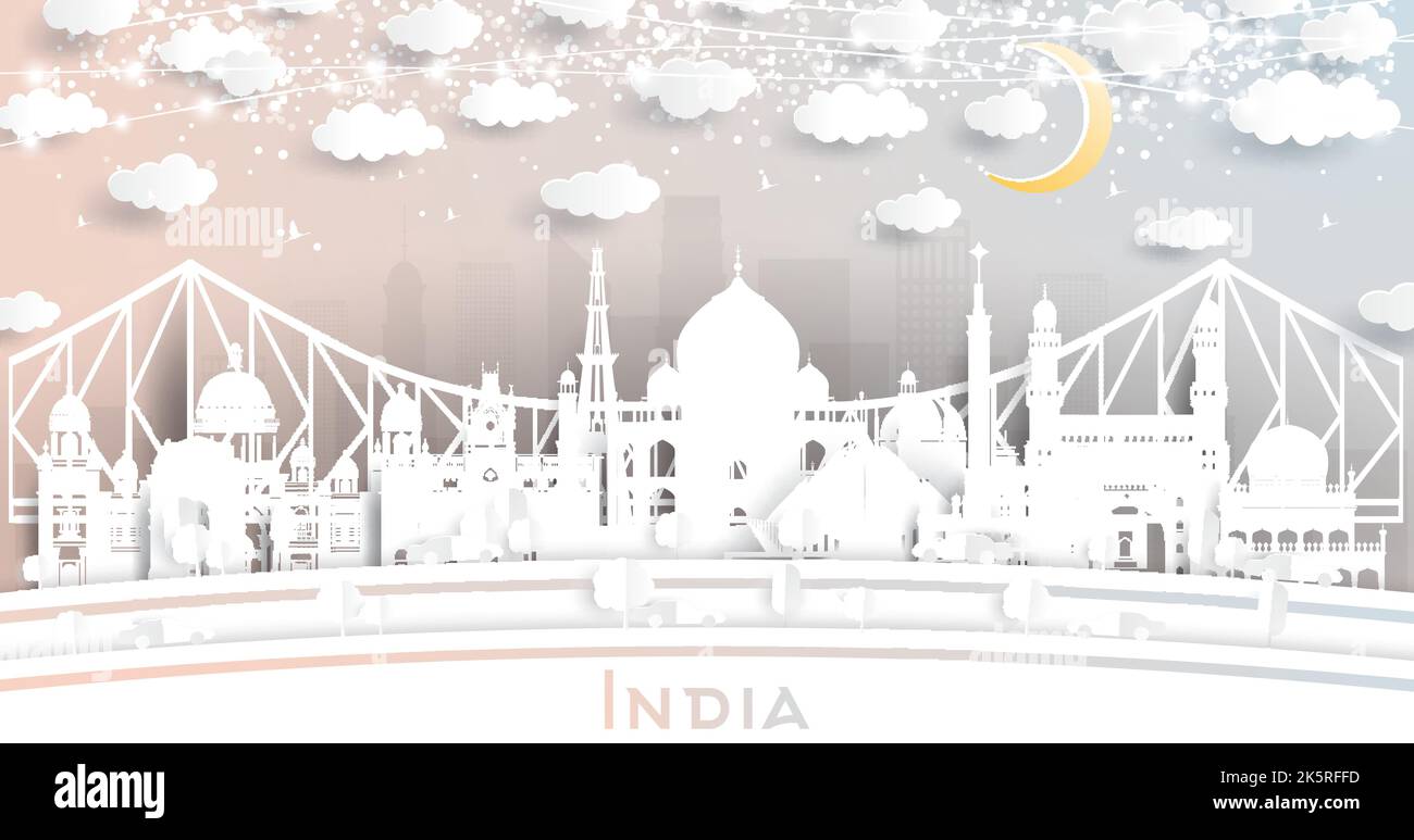 Taj mahal in sky view Stock Vector Images - Alamy