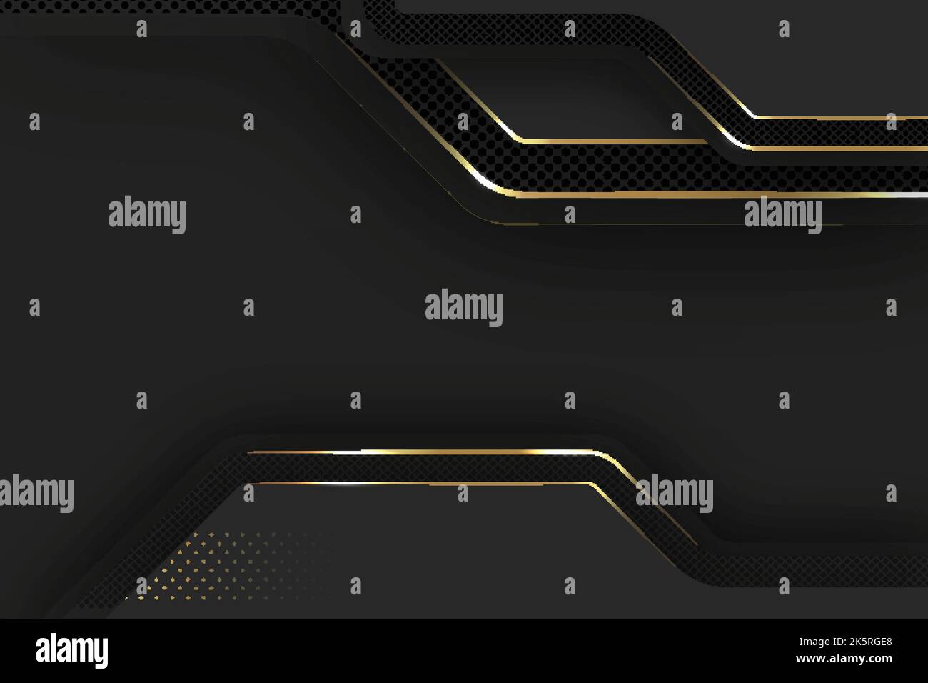 realistic luxury background with golden lines vector design ...