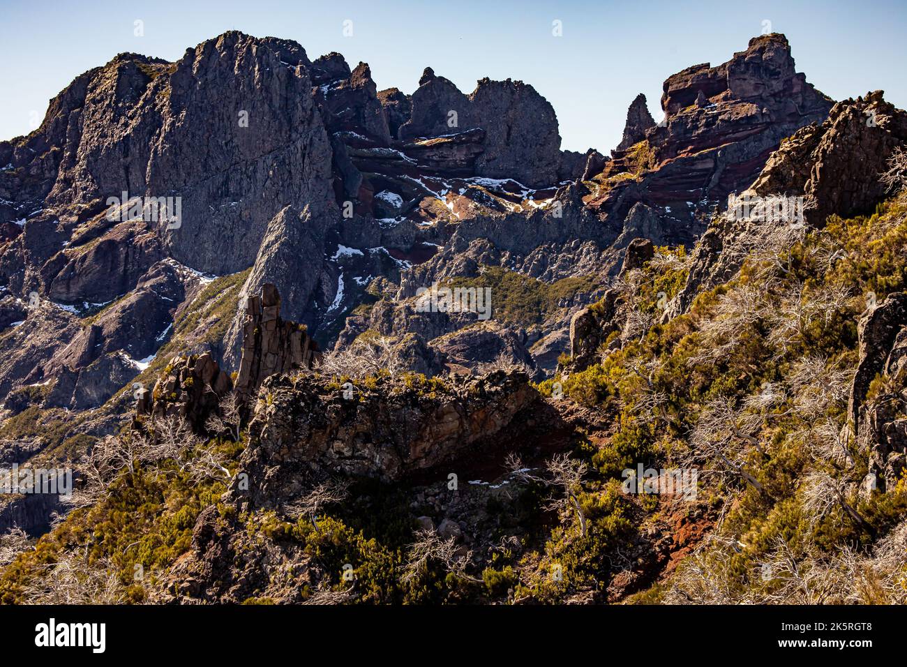 View from Pico Ruivo, Maderia Stock Photo - Alamy