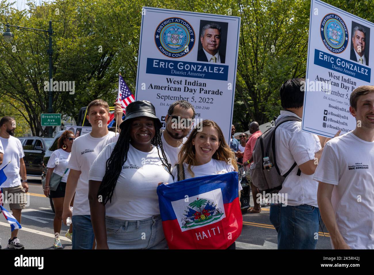 The people walking on the street at West Indian Labor Day Parade 2022 ...
