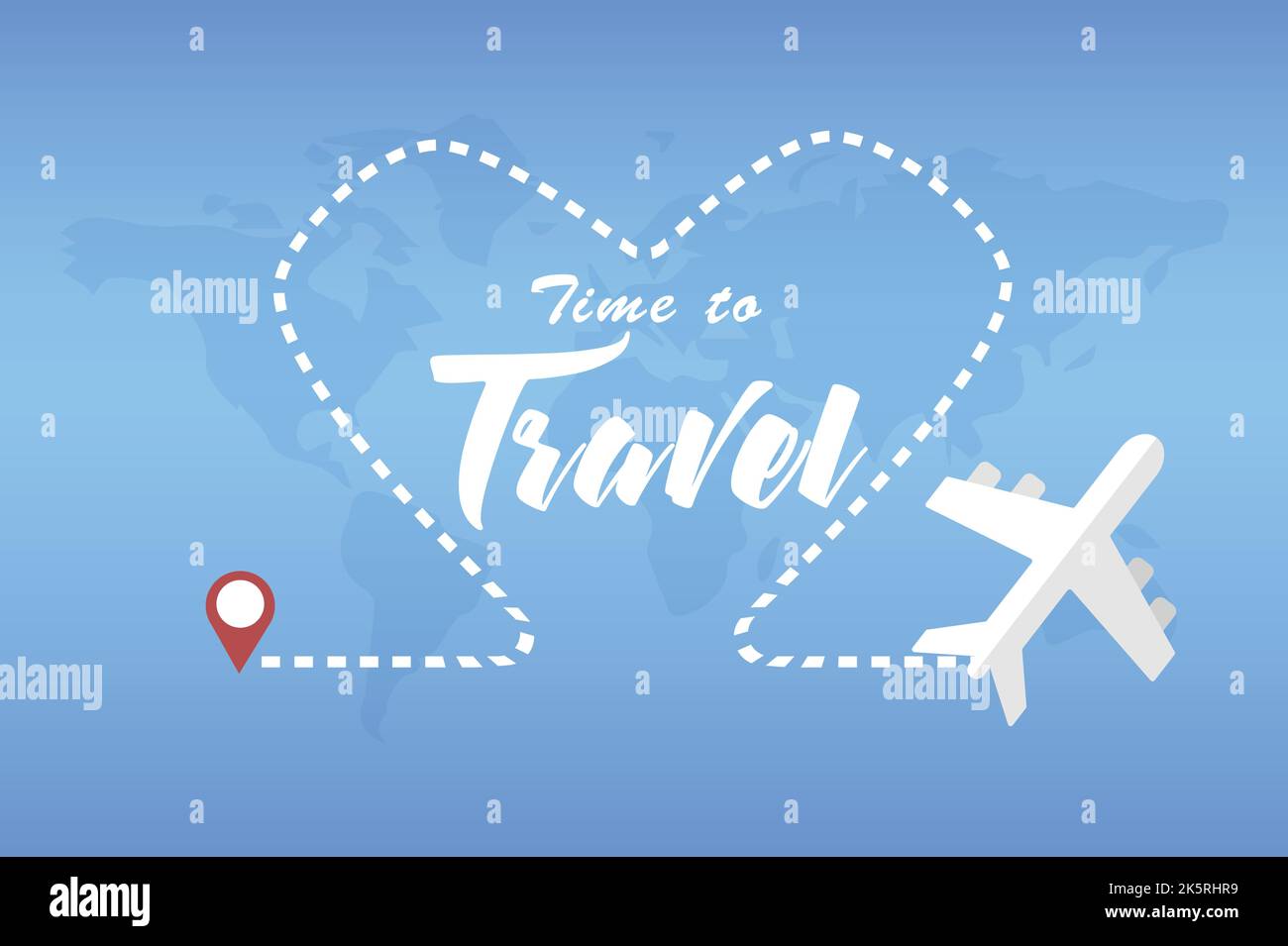 Airplane crossing cloud Stock Vector Images - Alamy