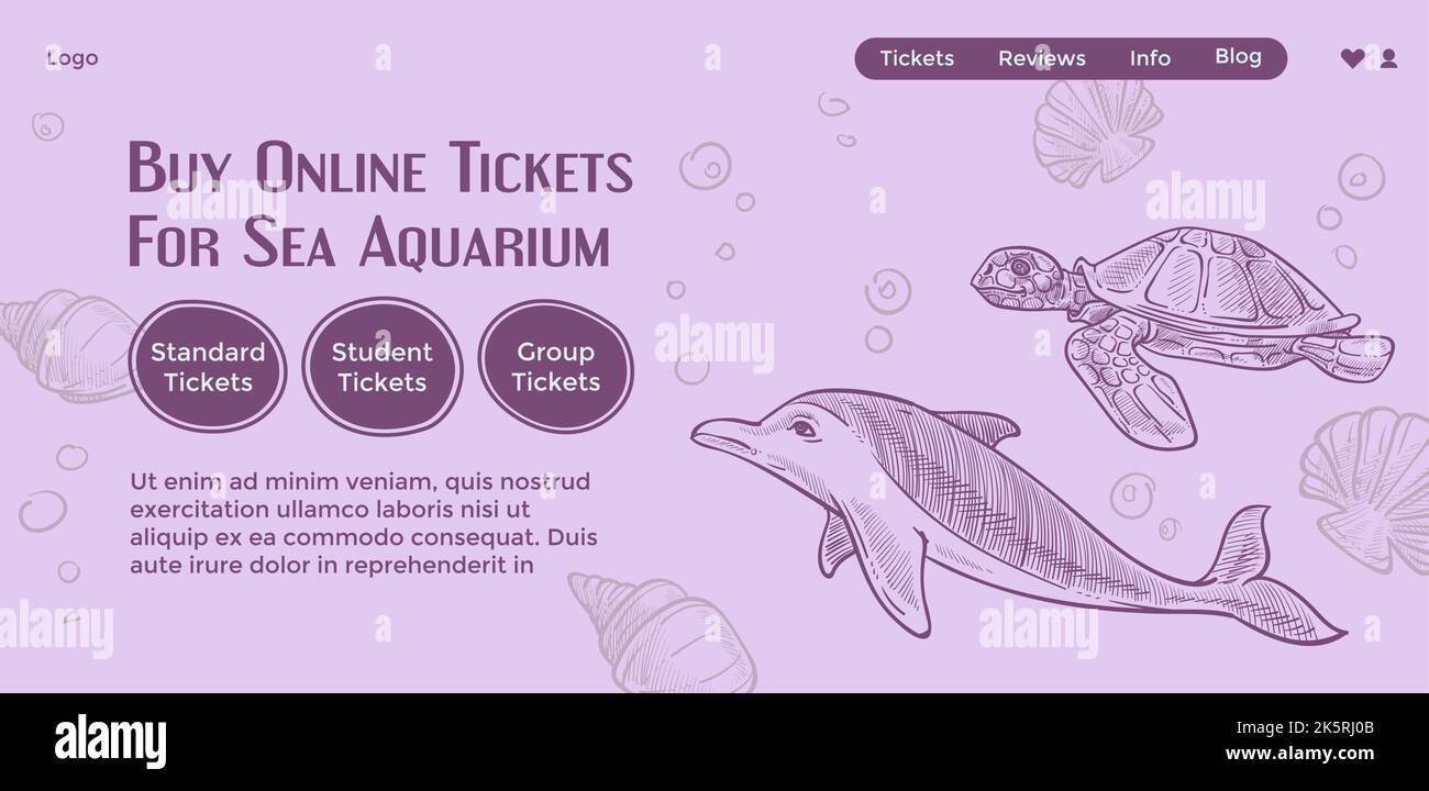 Sea aquarium ticket hi-res stock photography and images - Alamy