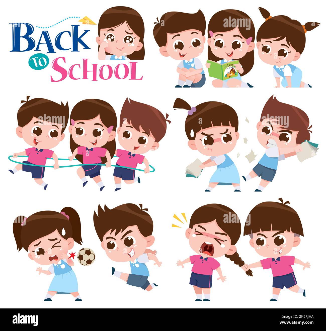 Angry students Stock Vector Images - Alamy