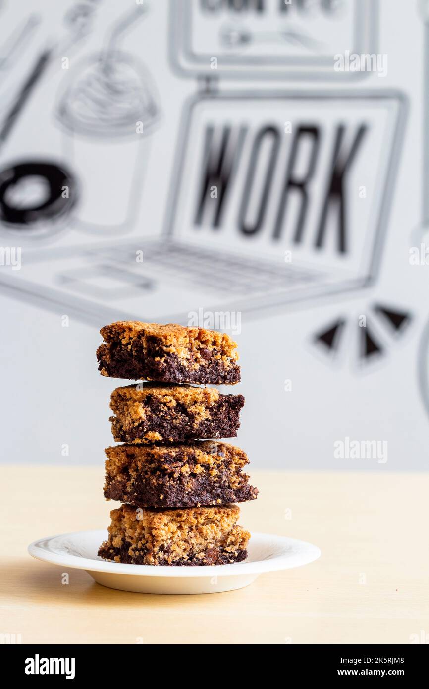 Brookies at a local cafe in Cebu City, Philippines Stock Photo - Alamy