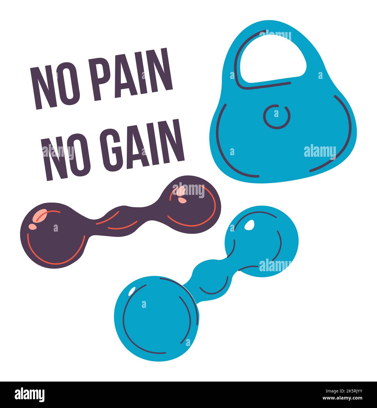 Pain gain sign Stock Vector Images - Alamy