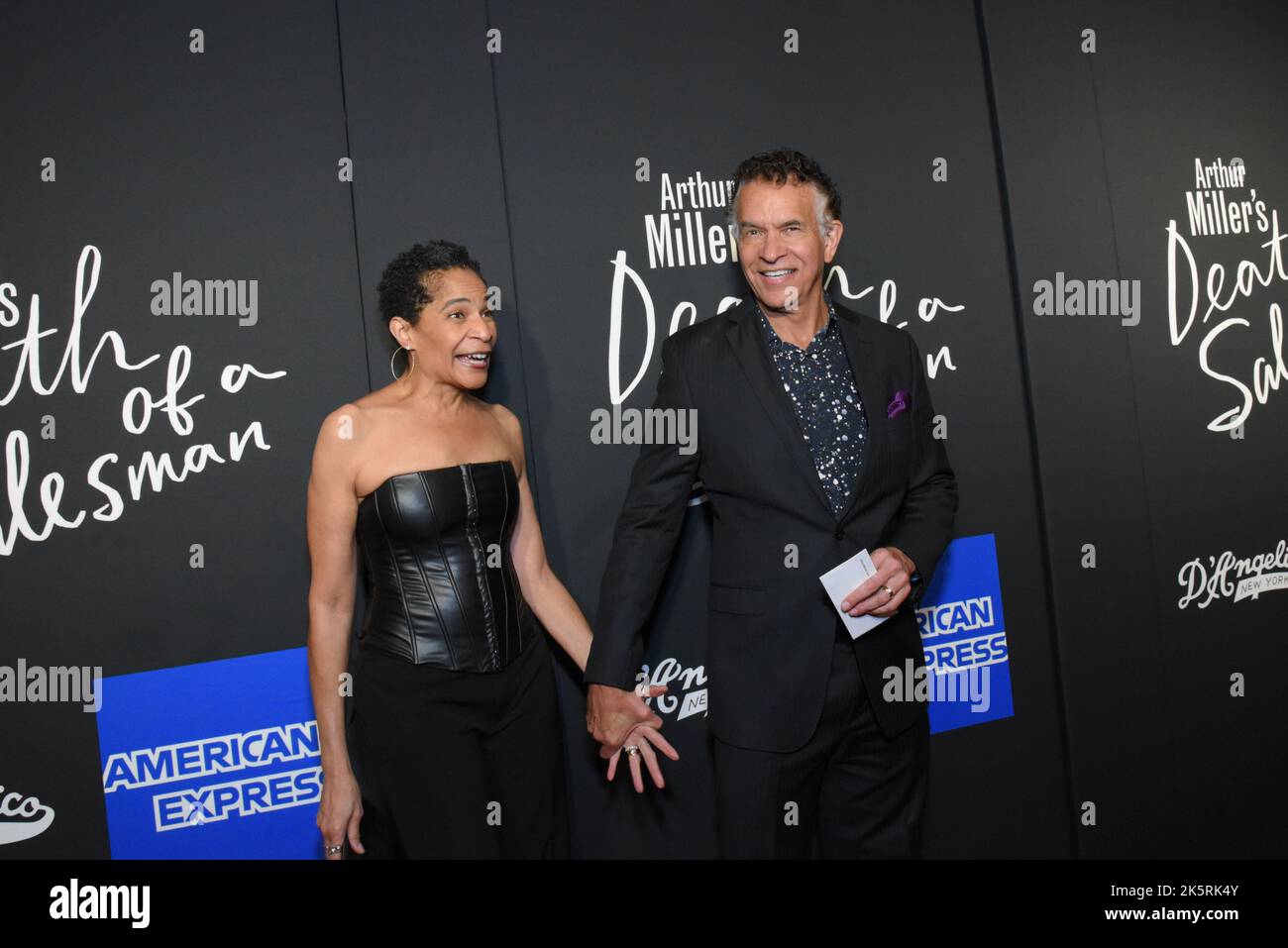 Brian Stokes Mitchell attends the Death of a Salesman Broadway opening ...