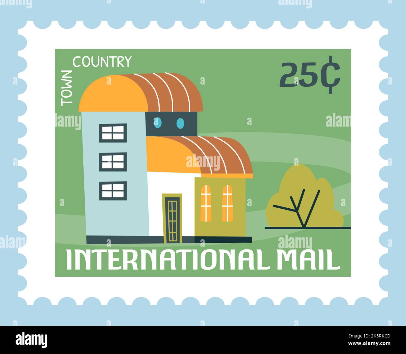 Antique postal delivery service Stock Vector Images - Alamy