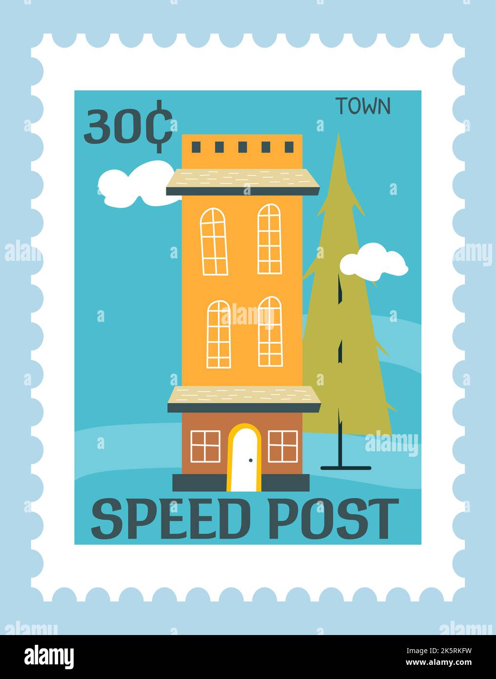 Scenic emblem architecture Stock Vector Images - Alamy