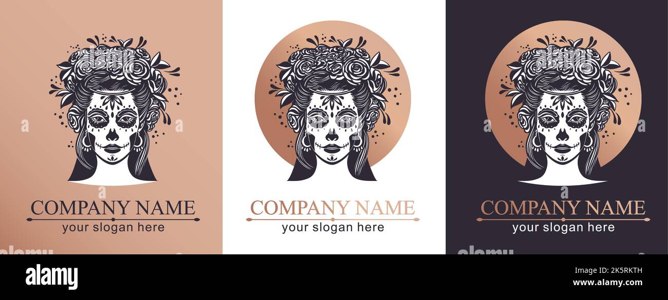 Logo in Calavera style. Dia de los muertos, Day of the dead is a ...