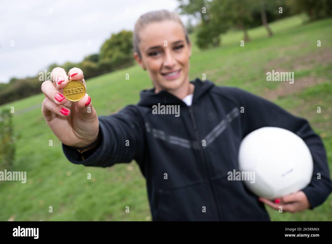 EDITORIAL USE ONLY Ella Toone partners with Tesco to launch the new ...