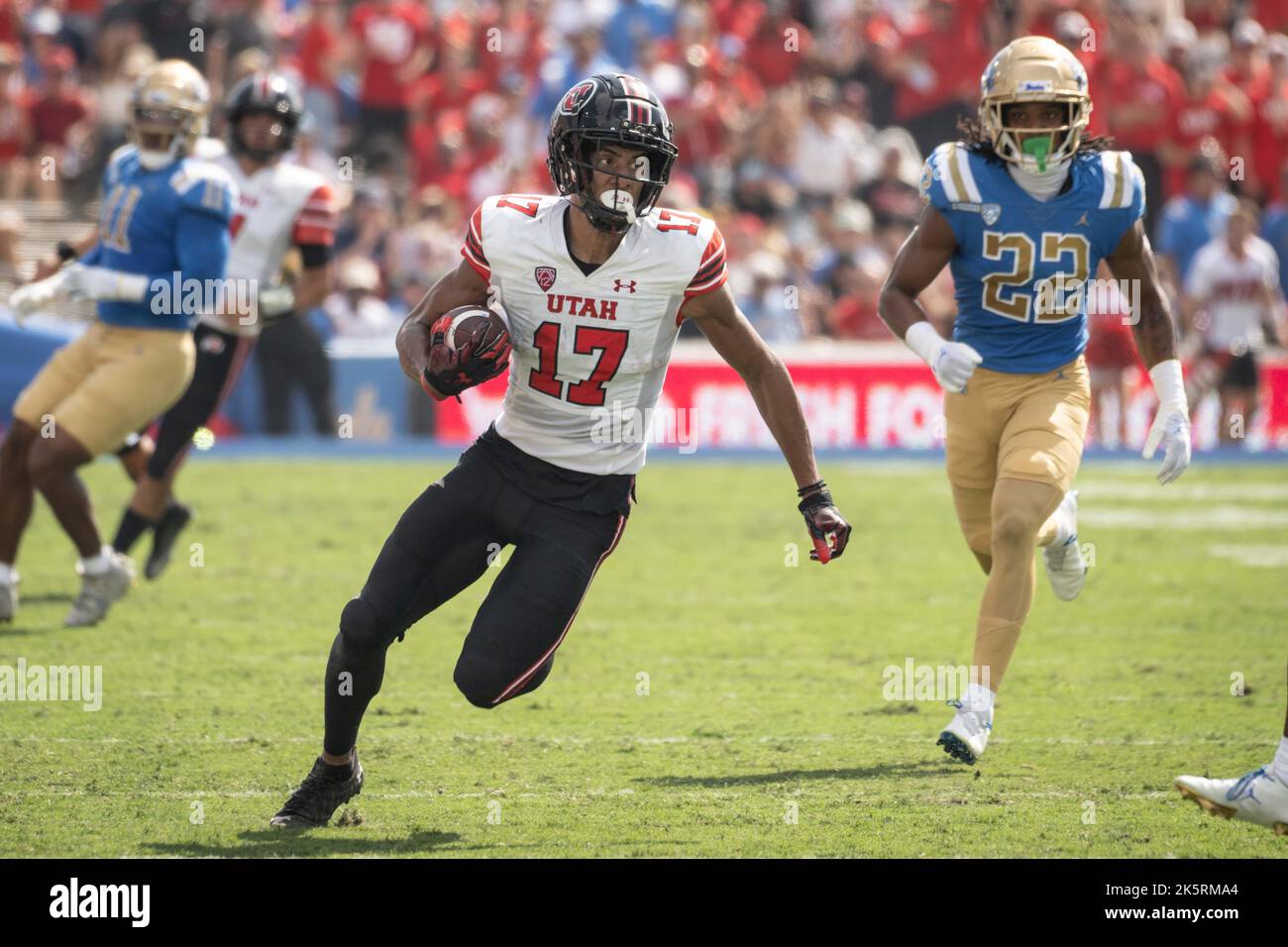 Pasadena, United States. 08th Oct, 2022. Utah Utes wide receiver ...