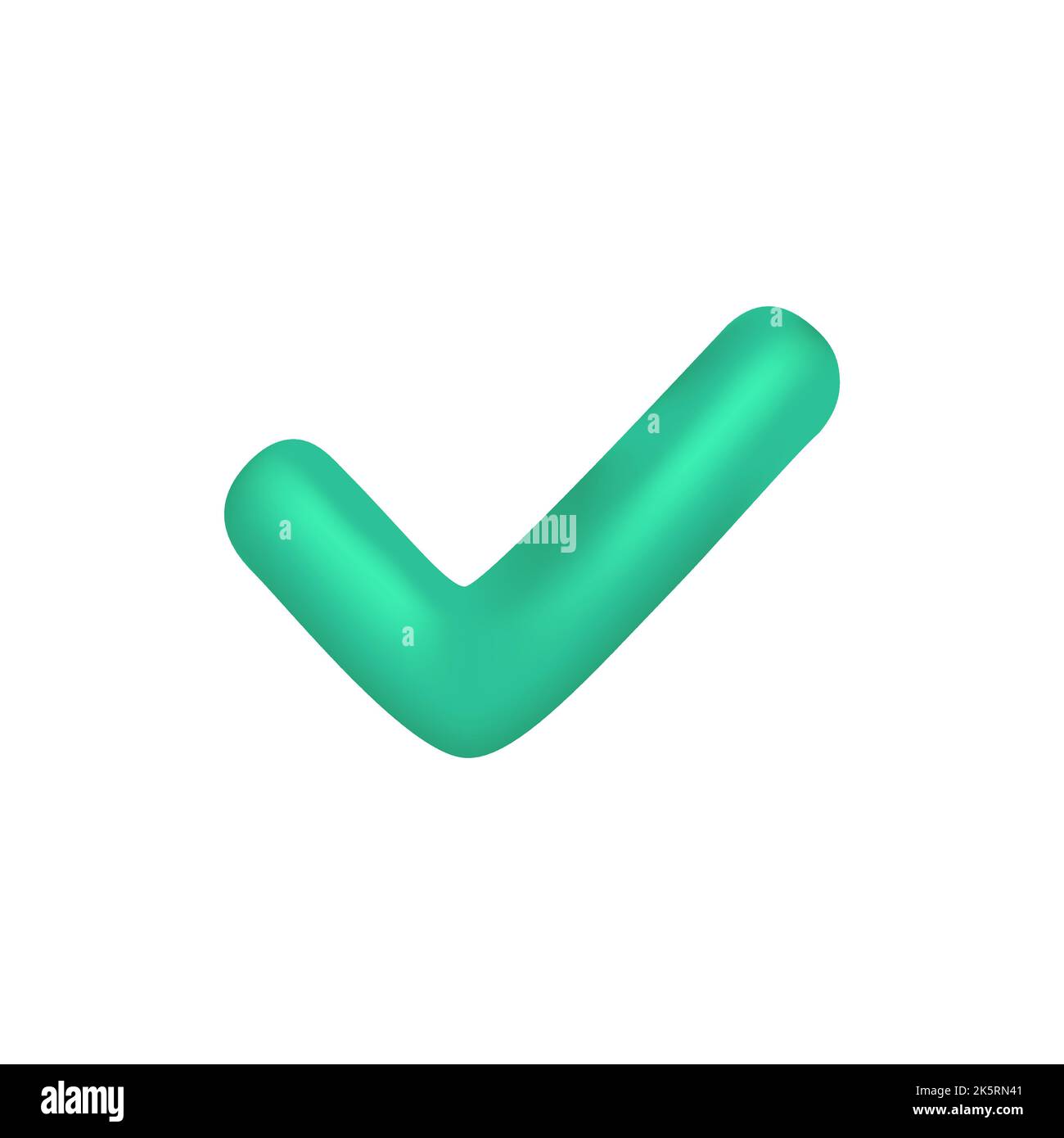 3d Approved vector icon. Concept for check mark and approval. Level ...
