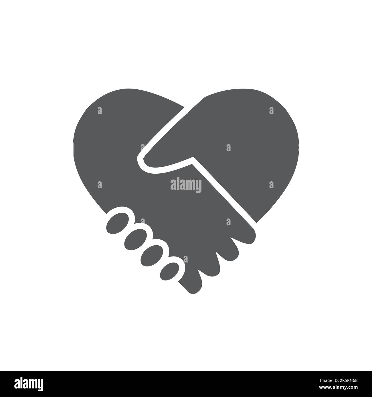 Friendship icon on white background Stock Vector Image & Art - Alamy