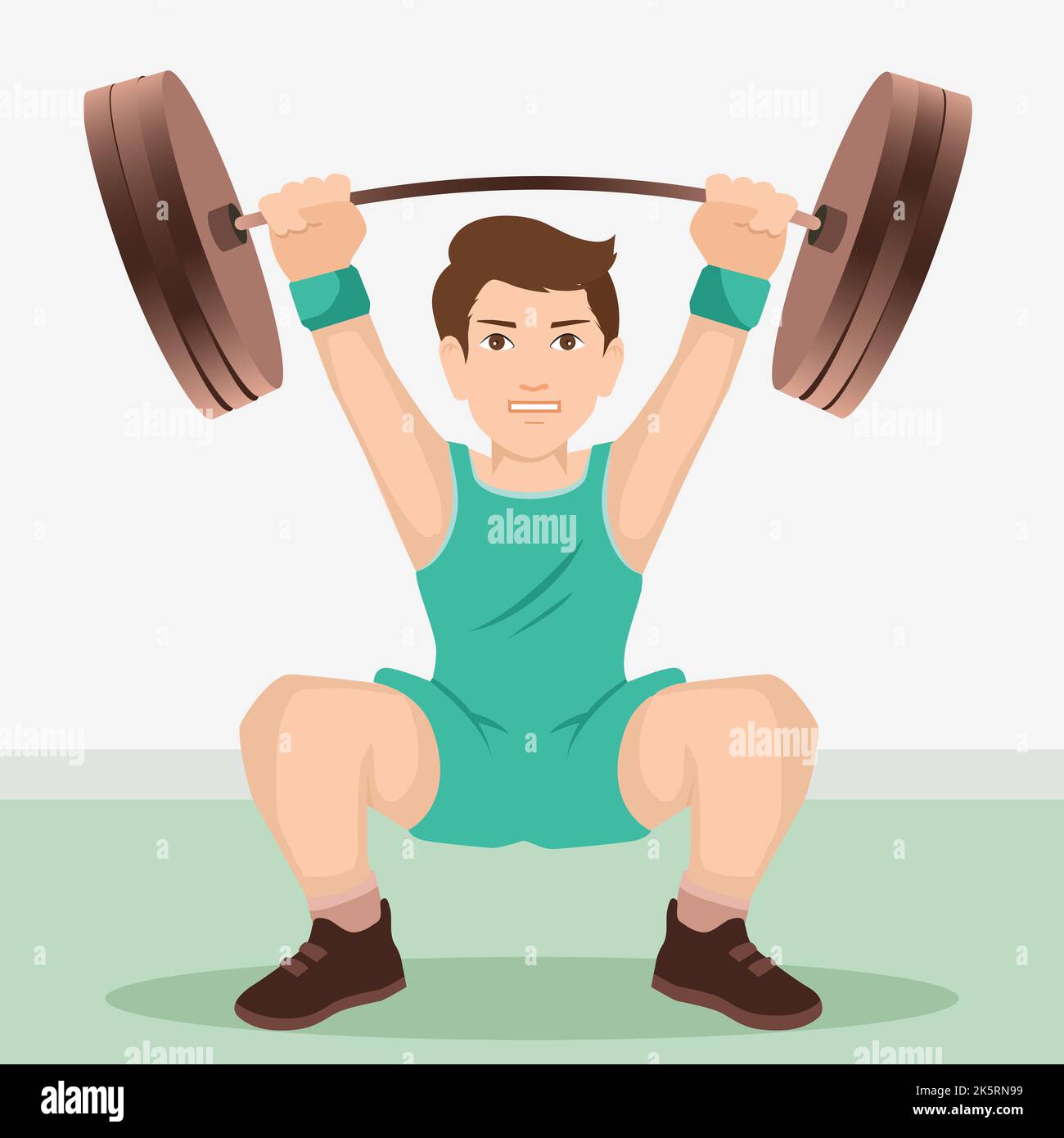 Jenny Lam Weightlifting Clipart