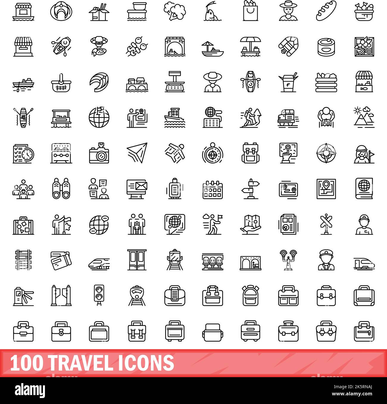 Tourist attraction road sign train Stock Vector Images - Alamy