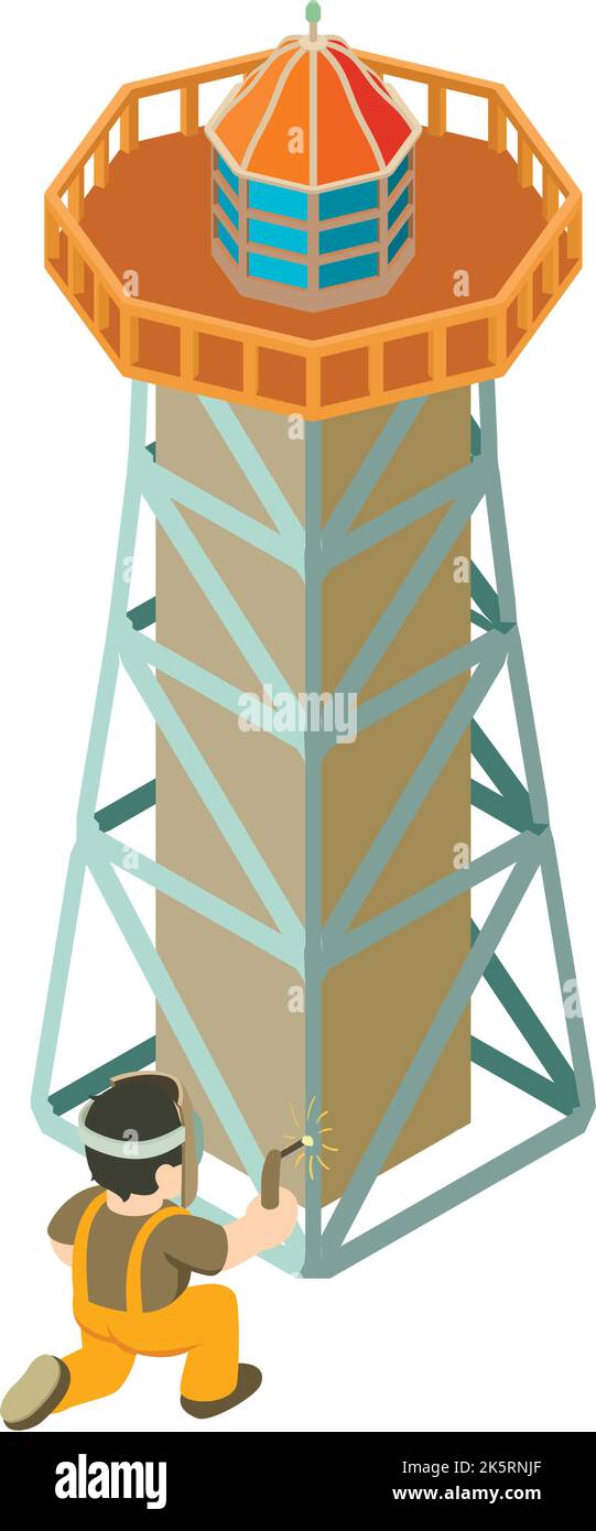 Welding steel framework building Stock Vector Images - Alamy