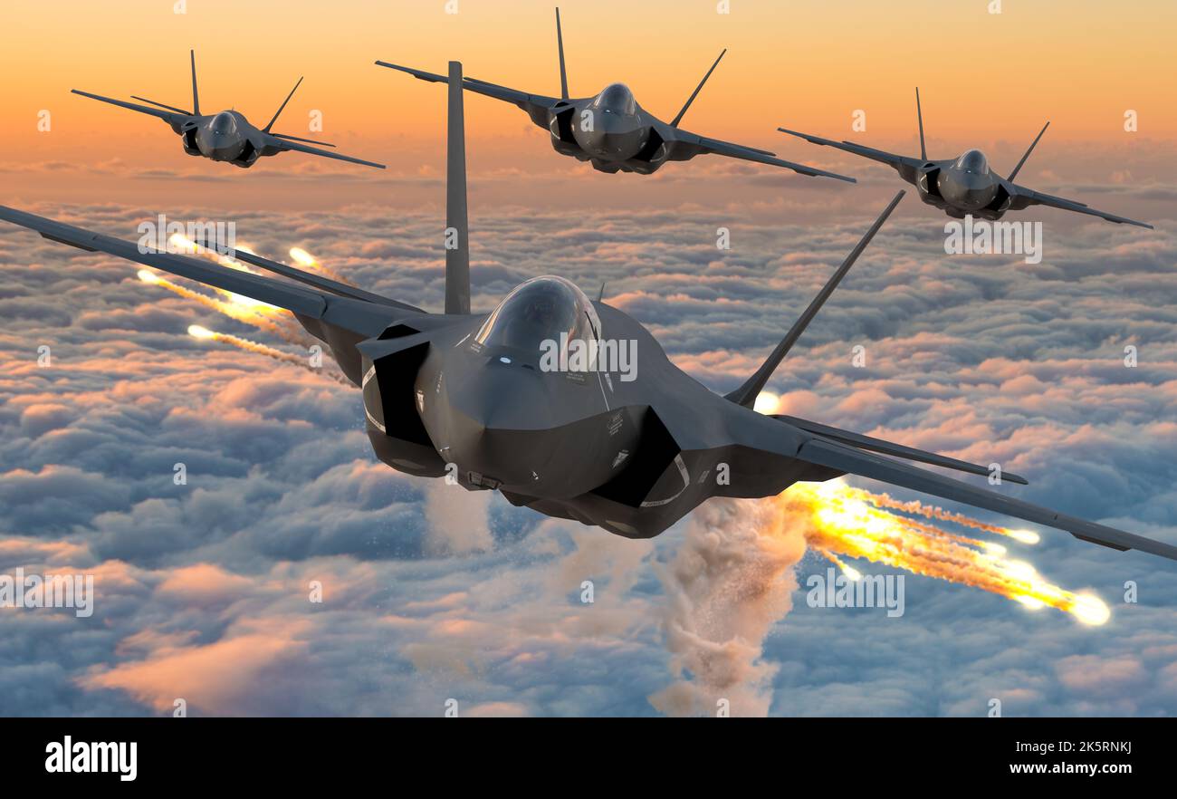 Modern fifth-generation combat aircraft Stock Photo - Alamy